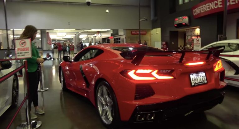 Museum Delivery Of High Wing 2020 Corvette C8 Shows How All Cars Should ...