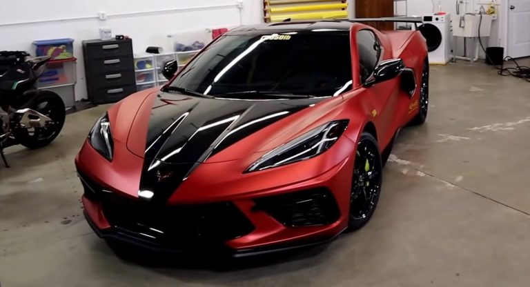 Watch These Guys Wrap A 2020 Corvette C8 | Carscoops