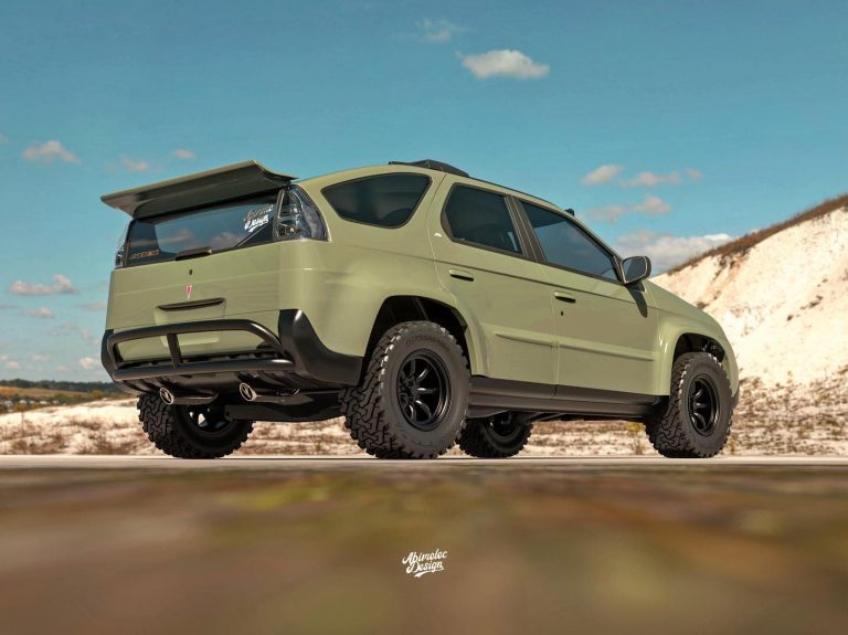 Call Us Crazy, But This Pontiac Aztek Imagined As An Off-Road Battlecar ...