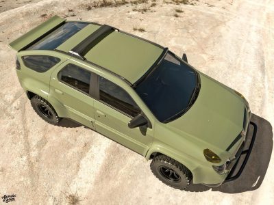 Call Us Crazy, But This Pontiac Aztek Imagined As An Off-Road Battlecar ...