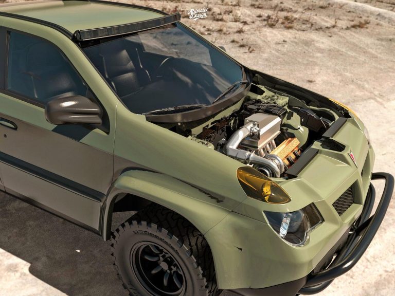 Call Us Crazy, But This Pontiac Aztek Imagined As An Off-Road Battlecar ...