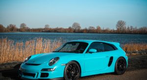 Coachbuilt Porsche Boxster Shooting Brake Almost Done, Rocks Miami Blue ...