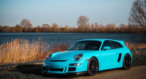 Coachbuilt Porsche Boxster Shooting Brake Almost Done, Rocks Miami Blue ...