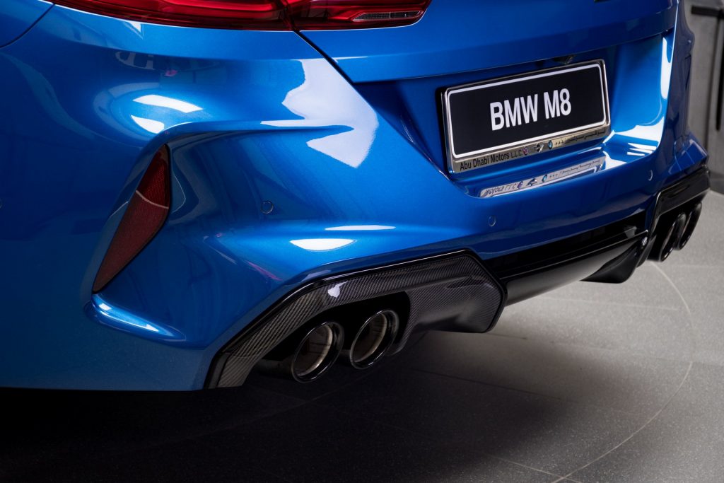 Sonic Speed Blue Looks Perfect On The BMW M8 Competition Gran Coupe ...
