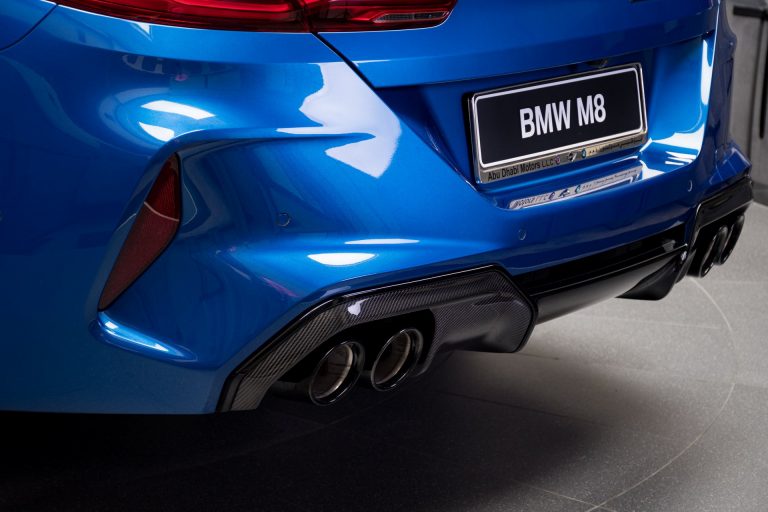Sonic Speed Blue Looks Perfect On The BMW M8 Competition Gran Coupe ...