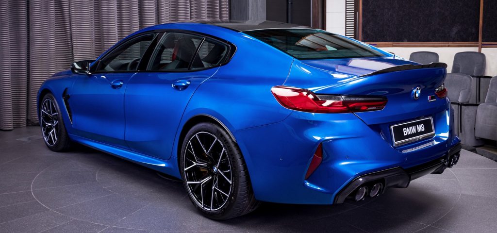 Sonic Speed Blue Looks Perfect On The BMW M8 Competition Gran Coupe ...