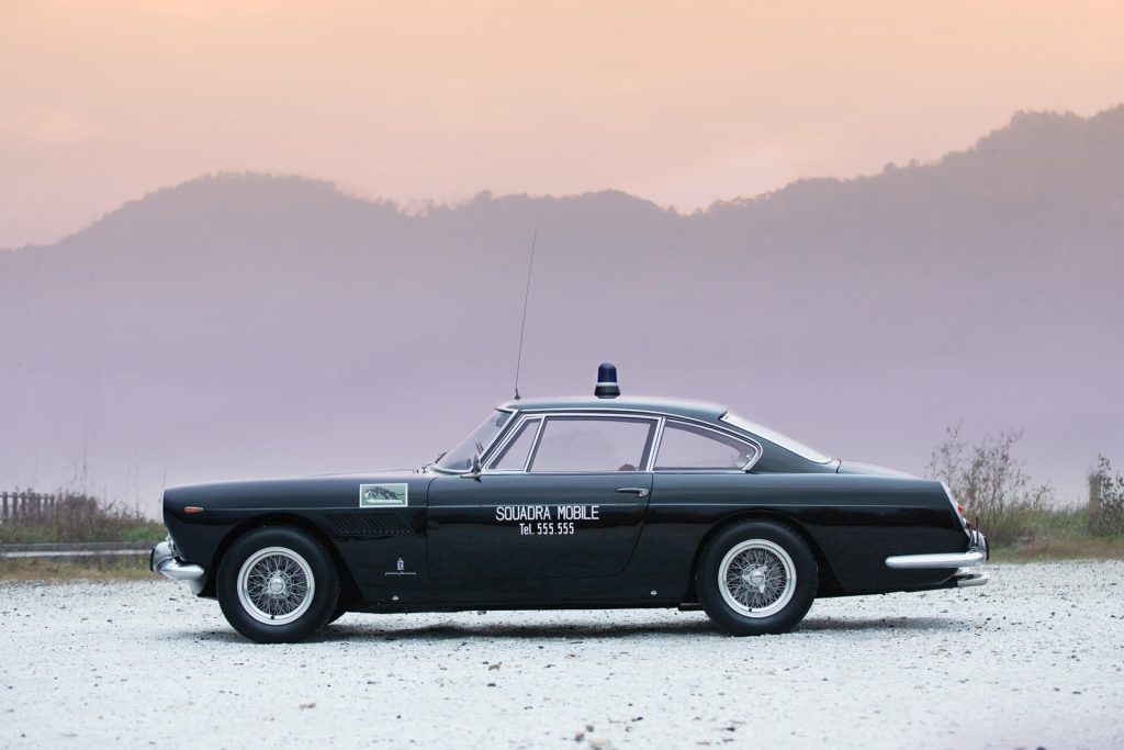 The One And Only 1962 Ferrari 250 GTE Italian Police Car Is An Absolute ...