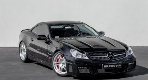 Brabus Mercedes SL600 Has Lorinser Bits, 12 Cylinders And Six Exhaust ...