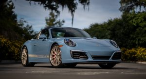 Porsche Exclusive 991 Targa 4S Design Edition Is So Purdy In Baby Blue ...