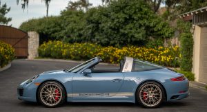 Porsche Exclusive 991 Targa 4S Design Edition Is So Purdy In Baby Blue ...