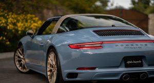 Porsche Exclusive 991 Targa 4S Design Edition Is So Purdy In Baby Blue ...