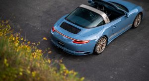 Porsche Exclusive 991 Targa 4S Design Edition Is So Purdy In Baby Blue ...
