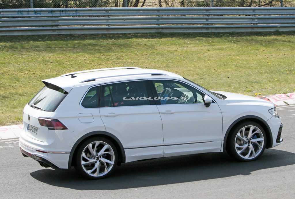 2021 Volkswagen Tiguan R Flexes Its Muscles On The Nürburgring | Carscoops