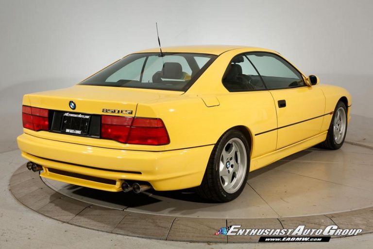 Individual 1995 BMW 850CSi That Sold Last Year For $101,500, Is Now ...