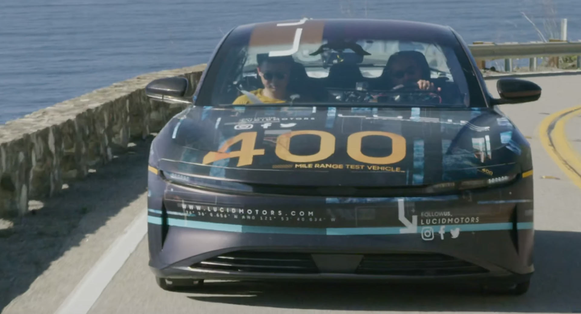 Lucid Shows Air Prototype Traveling 400 Miles On Single Charge | Carscoops