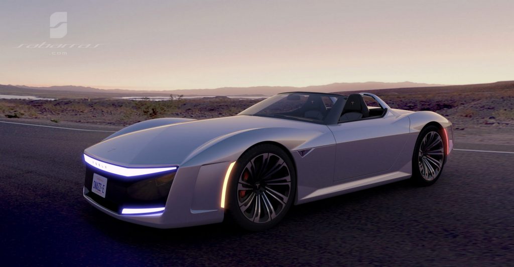 Tesla GT Muscle Car Design Project Looks Like It Came Straight From GTA ...