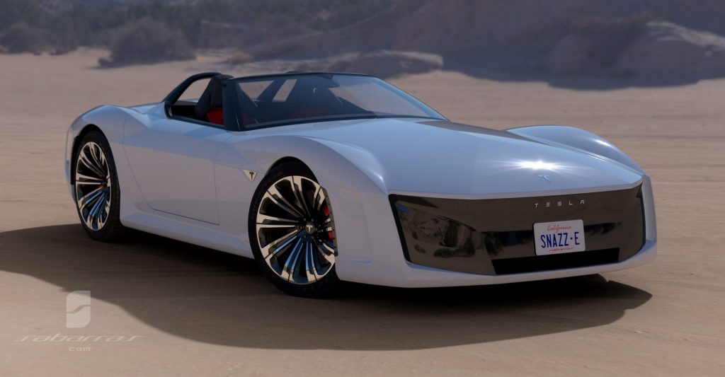 Tesla GT Muscle Car Design Project Looks Like It Came Straight From GTA ...