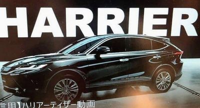 Next-Generation Toyota Harrier Surfaces Before Japanese Debut | Carscoops