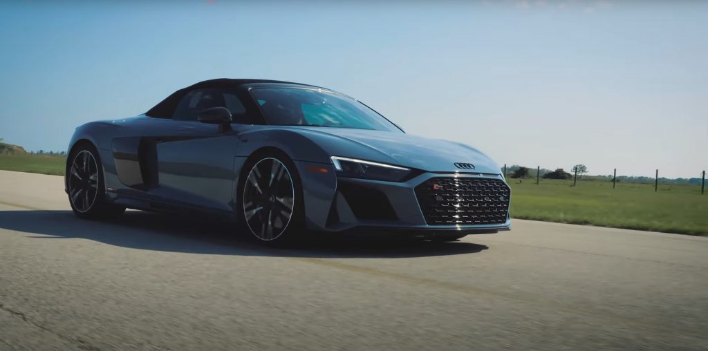 Hennessey’s Twin-Turbo Audi R8 Is Pure Fire, Listen To The Magic ...