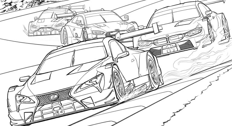 Hey Kids, Can You Stay Within The Lines With Lexus’ Coloring Templates ...
