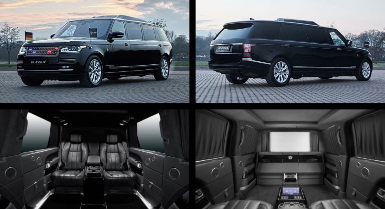 Stretched And Armored Range Rover Is Worthy Of Carrying A President (Or ...