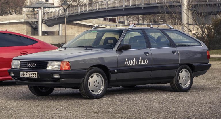 The 100 Avant Quattro Duo From 1989 Was Audi’s First Plug-in Hybrid ...