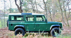 Restomod 1993 Land Rover Defender Wants To Be One With The Woods ...