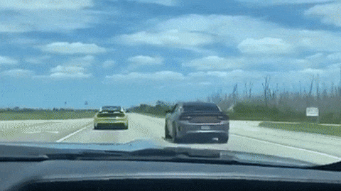 Dodge Charger Hellcat Crashes While Racing Ford Mustang Shelby GT500 ...