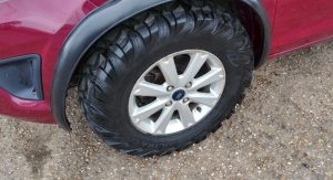 Ford Fiesta Thinks It's An Off-Roader With ATV Tires And A Rusty Winch ...