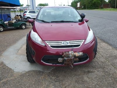 Ford Fiesta Thinks It’s An Off-Roader With ATV Tires And A Rusty Winch ...