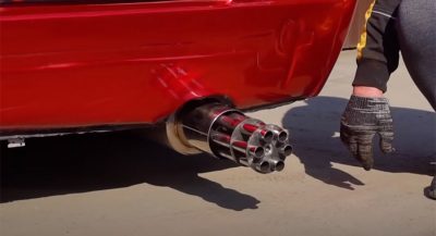 Unique Lada Shorty Gets A Gatling Machine Gun-Inspired Exhaust | Carscoops