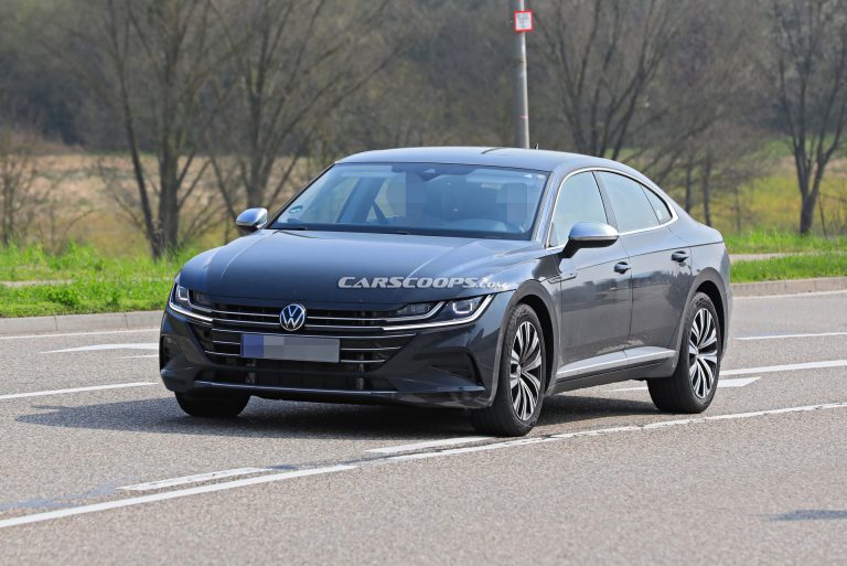 2021 Volkswagen Arteon Facelift Scooped Without Camouflage | Carscoops