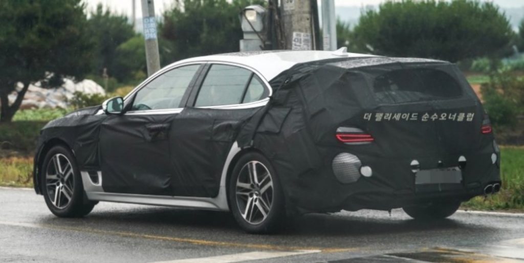 2021 Genesis G70 Shooting Brake Spotted In Korea – Or Is It A Fastback ...