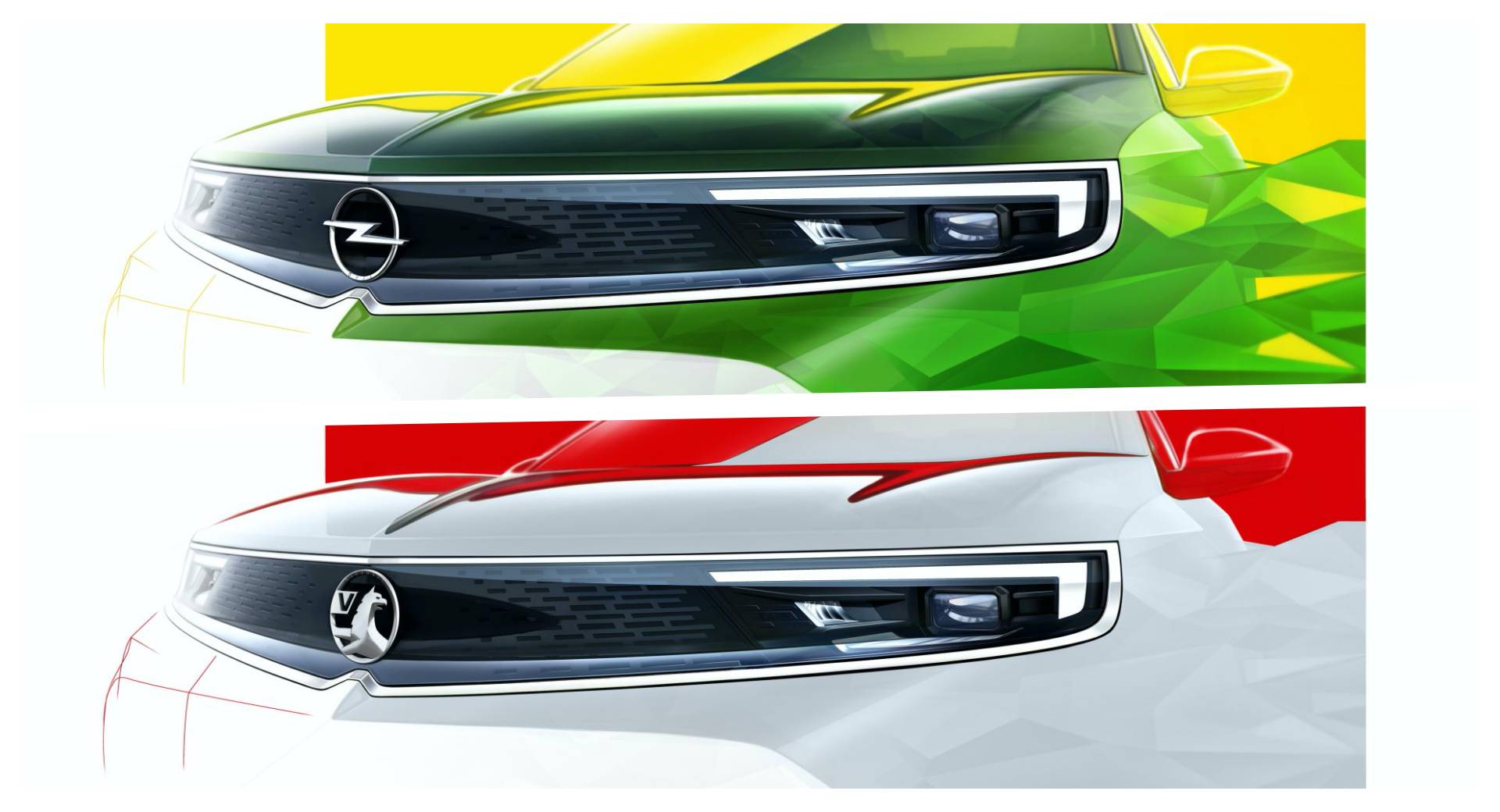 Opel And Vauxhall Tease 2021 Mokka’s Front Fascia Which All Future ...