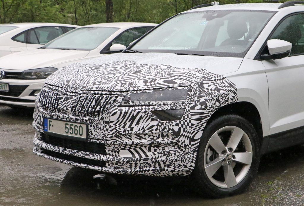 2021 Skoda Karoq Facelift Previews Tweaked Grille And Lights | Carscoops