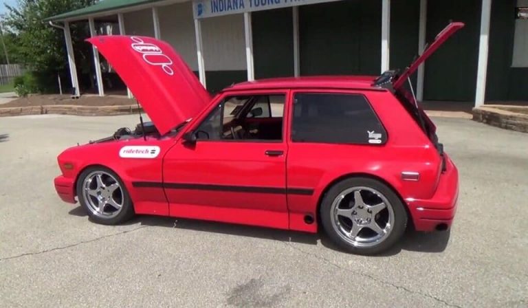 This Insane Yugo Hatchback Has TWO Cadillac V8s | Carscoops