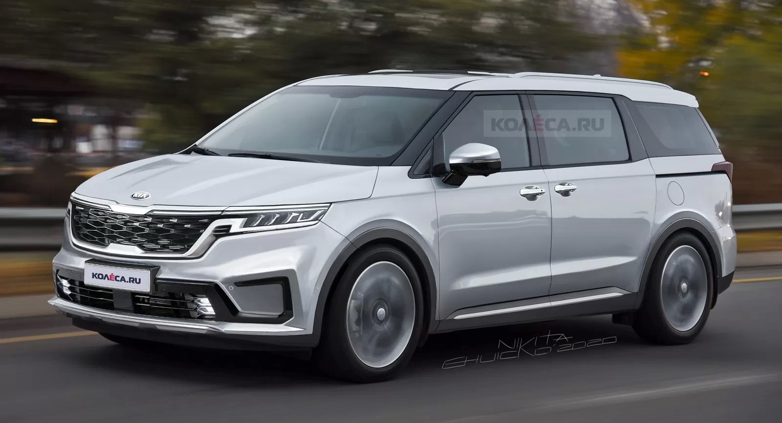 This 2021 Kia Sedona Rendering Is Based On The Official Sketch | Carscoops