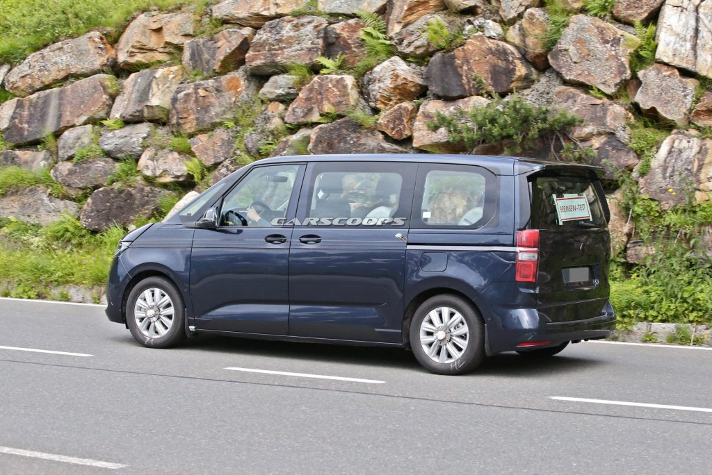 2021 VW T7 Loses Most Camo, Reveals Golf-Inspired Front End | Carscoops