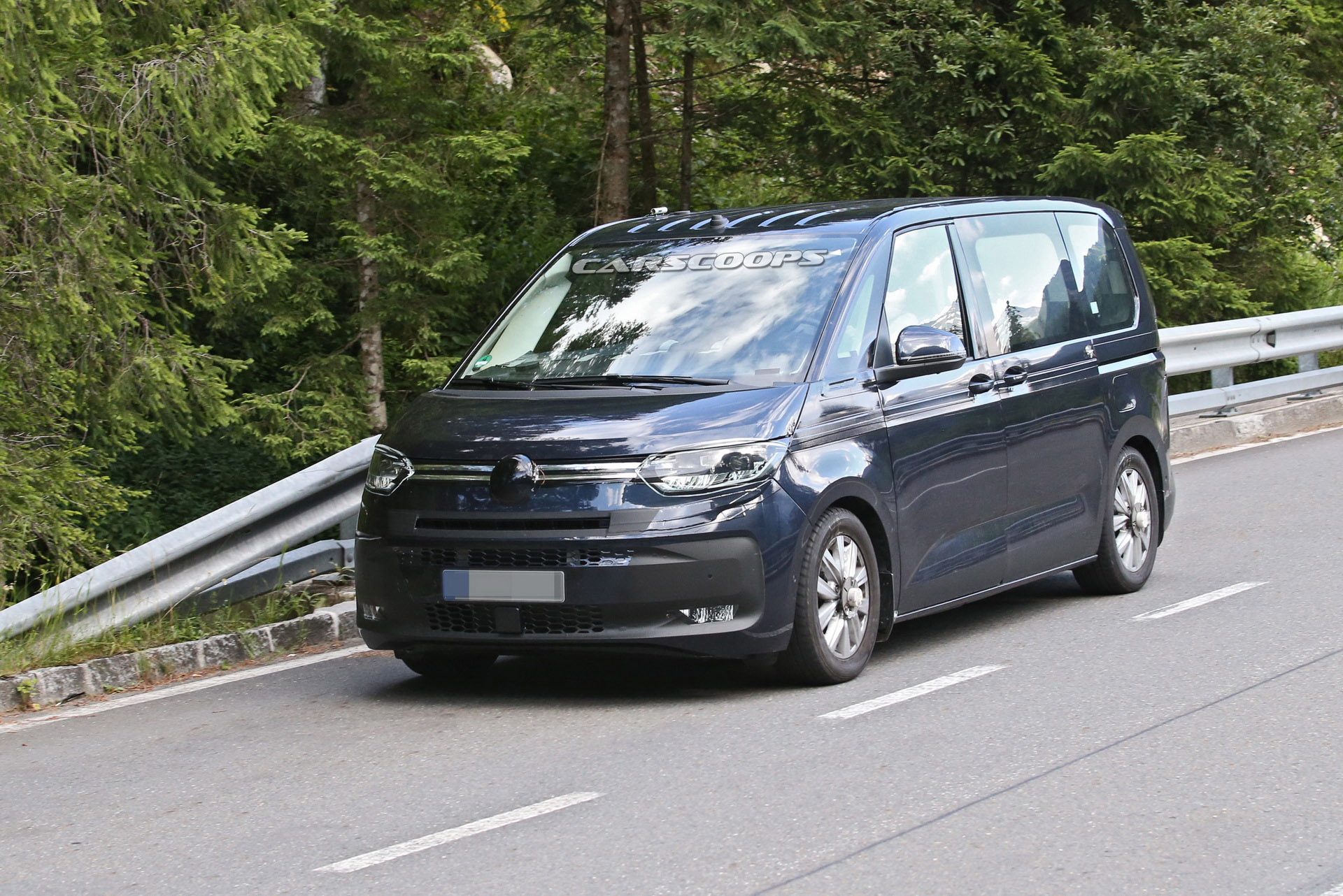 2021 VW T7 Loses Most Camo, Reveals Golf-Inspired Front End | Carscoops
