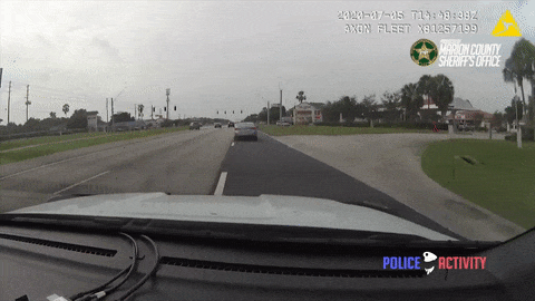 Police Car Chase Gif
