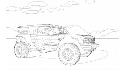 Ford Drops Coloring Pages For The 2021 Bronco And Bronco Sport | Carscoops