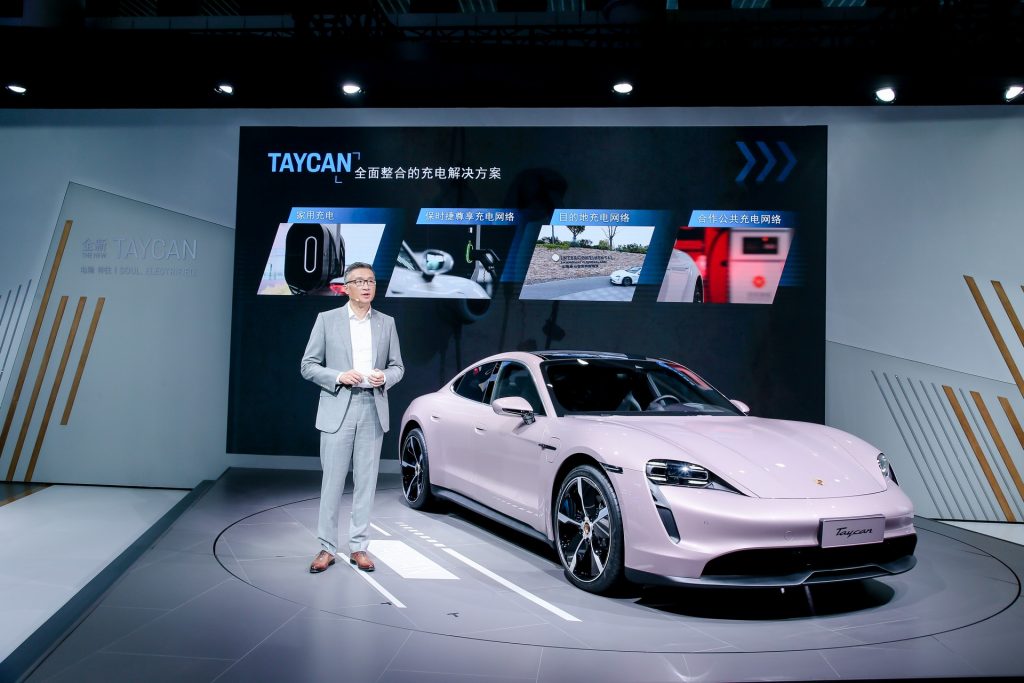 Pretty In Pink? This Frozen Berry Metallic Porsche Taycan Is An Eye ...