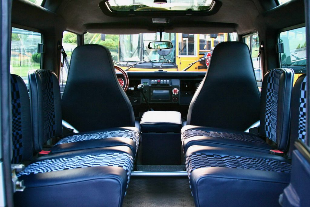 V8-Powered, 450 HP Land Rover Defender Has A Porsche Tartan Interior ...