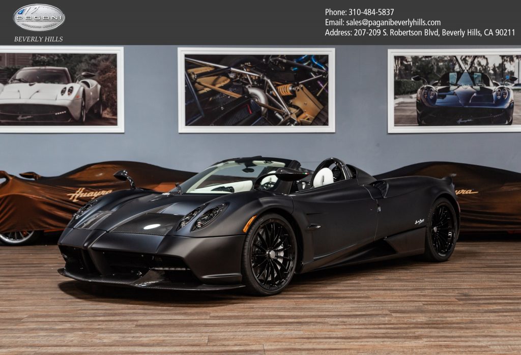 Matte Black Pagani Huayra Roadster Is A Batmobile For The Street ...