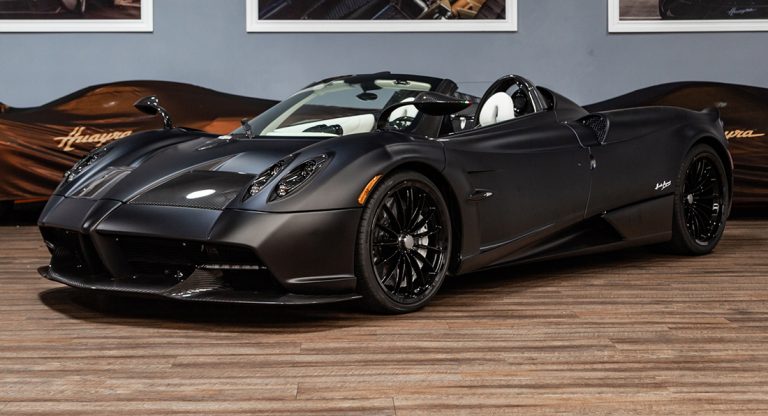 Matte Black Pagani Huayra Roadster Is A Batmobile For The Street ...
