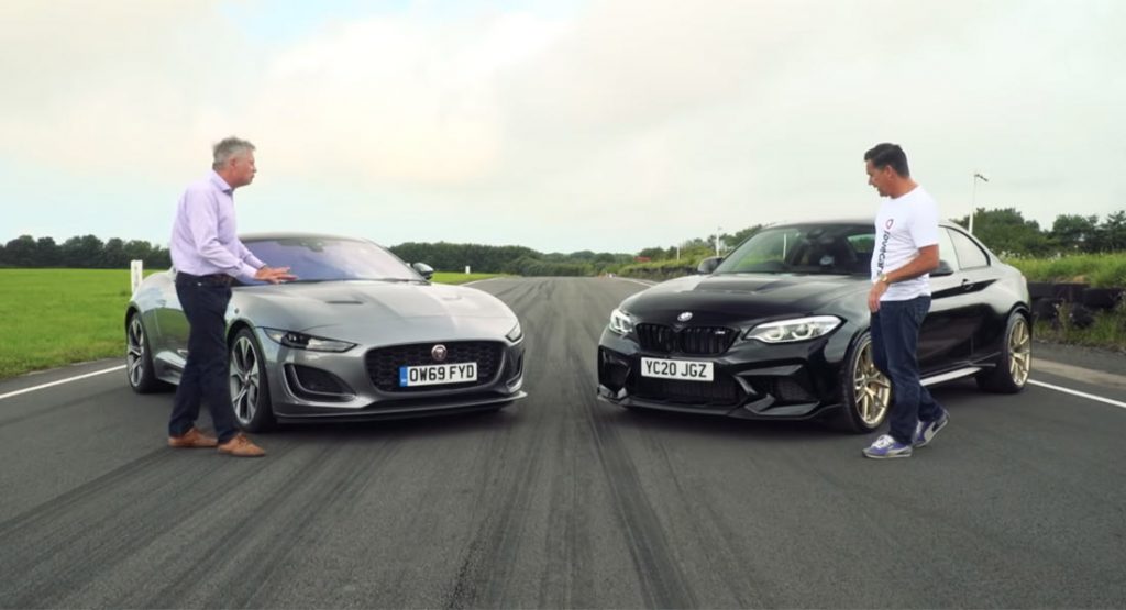 The BMW M2 CS And Jaguar F-Type Are More Evenly Matched Than You May ...