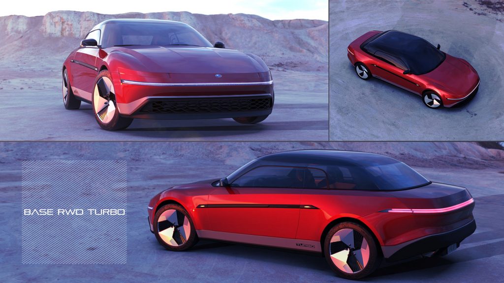 Modern Day 2023 Subaru Alcyone / XT Envisioned As A BRZ-Based Coupe ...