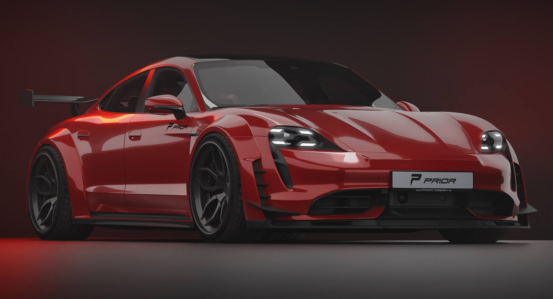 Prior Design Gives Porsche Taycan Turbo S Wings And Wide Hips | Carscoops