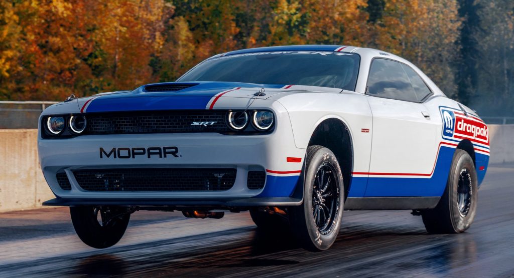 The 2021 Dodge Challenger Mopar Drag Pak Is A $143,485 Turnkey Drag ...