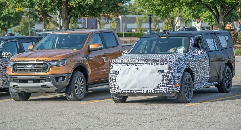 2022 Ford Maverick Gets Photographed Alongside Ranger For Its Spy Debut ...